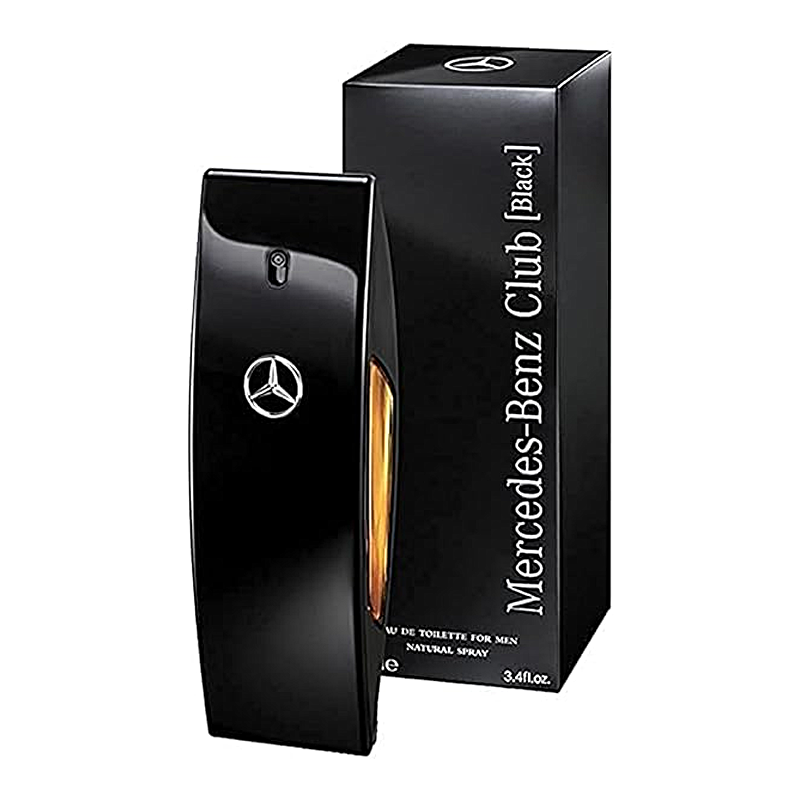 MERCEDES BENZ CLUB BLACK EAU DE TOILETTE SPRAY – A & R PERFUMES LLC